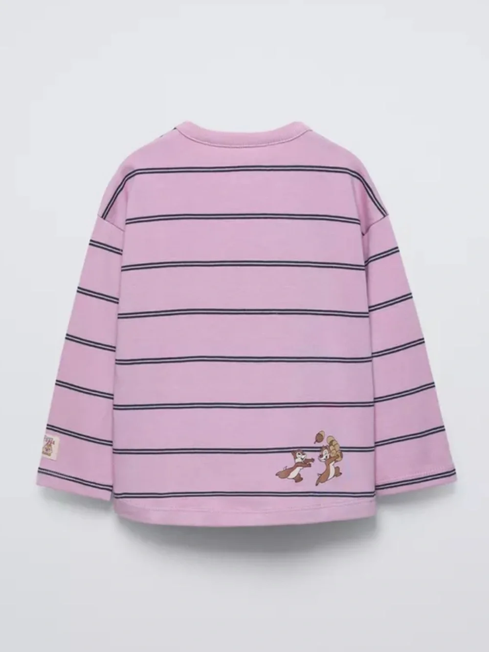 Zara | Shirts & Tops | Zara Disney Chip N Dale Striped Kids Longsleeve ...